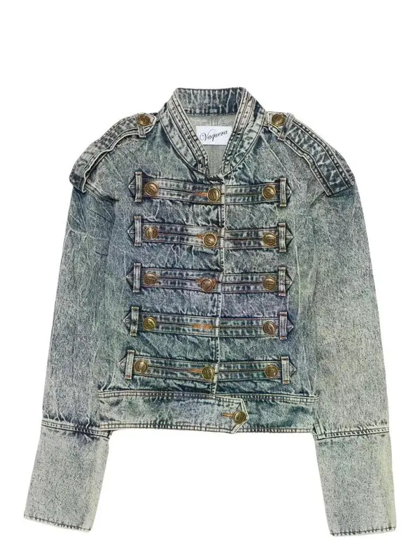 Vaquera Napoleon Denim Jacket - Blue