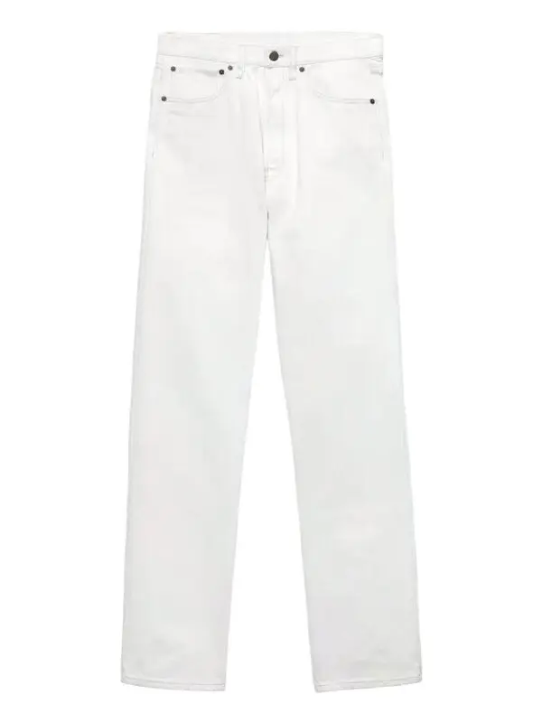 Prada Vintage Denim Five-pocket Jeans - White