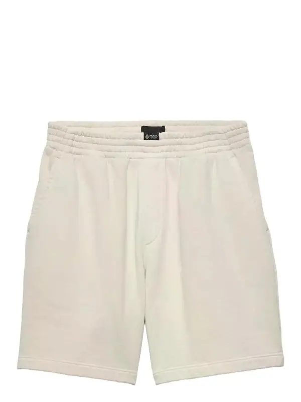 Prada Cotton Bermudas - Neutrals
