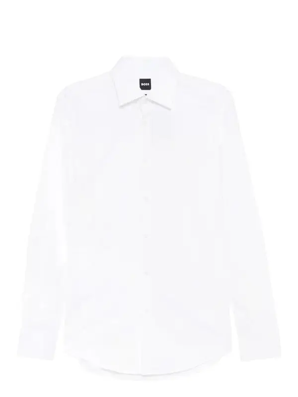 BOSS Easy-iron Poplin Shirt - White