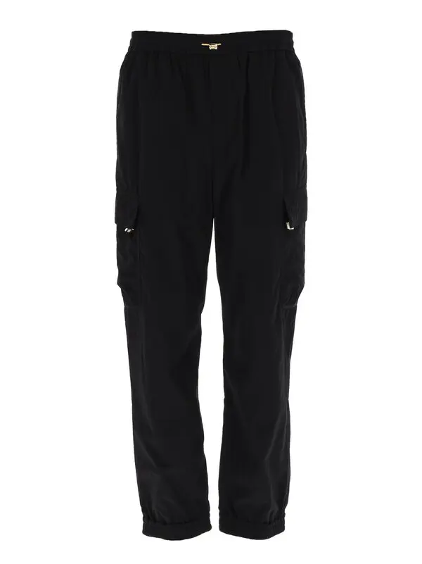 Fendi Trousers In Technical Fabric - Black