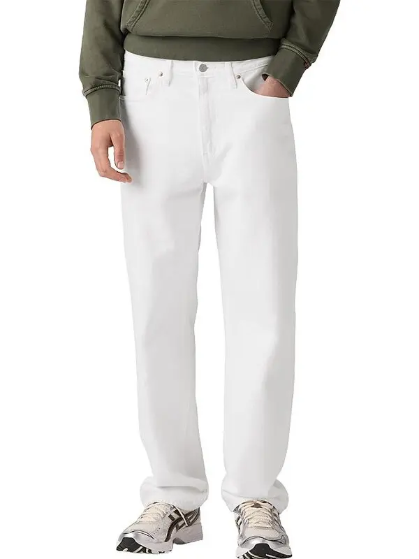 LEVI'S 568 Loose Straight Fit Jeans - White Paper