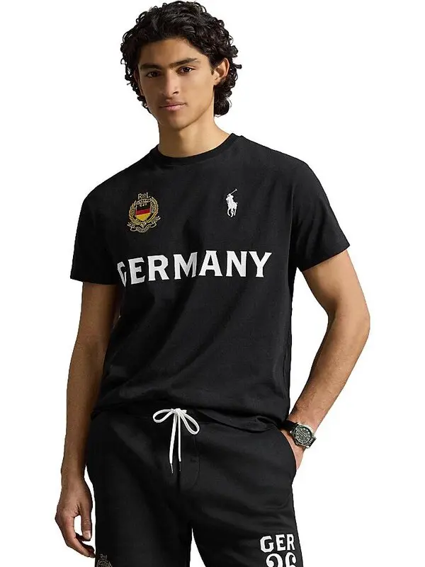 Polo Ralph Lauren Classic Fit Germany T-shirt - Black
