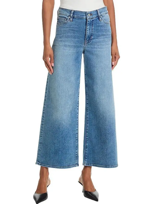 FRAME Le Pixie Slim Palazzo Jeans - Gossamer