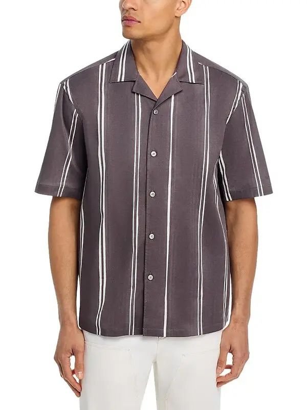 BOSS C Lars Camp Collar Shirt - Medium Purple