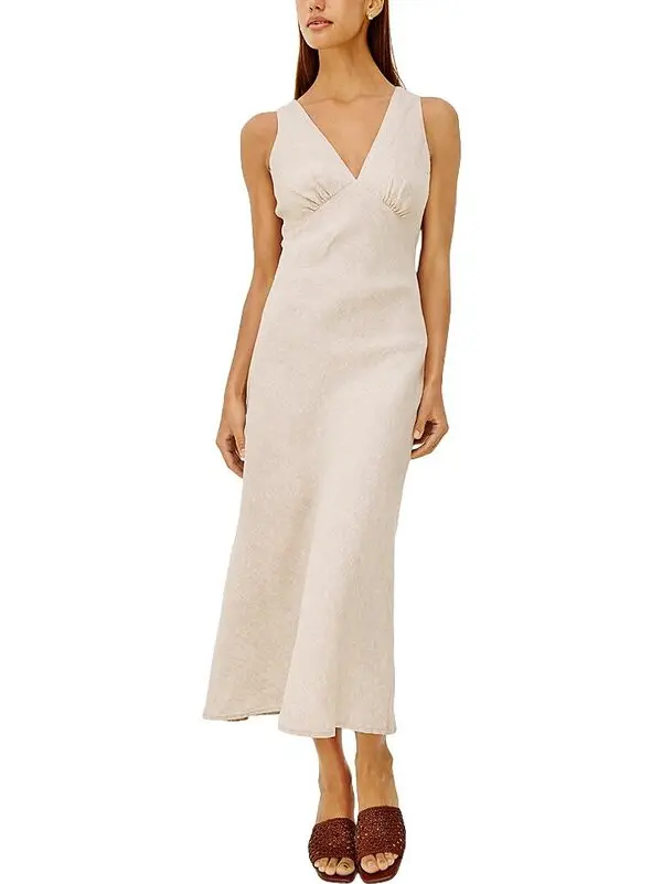 Rails Avianna Sleeveless Midi Dress - Heathered Flax