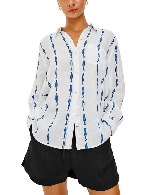 Rails Charli Woven Top - Sardines