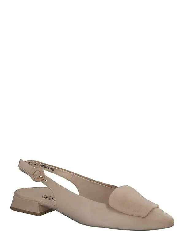 Paul Green Viola Slingback Flats - Dakar Suede