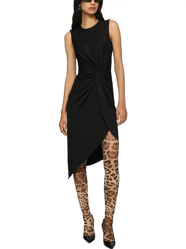 Dolce & Gabbana Milano Rib Jersey Midi Dress - N