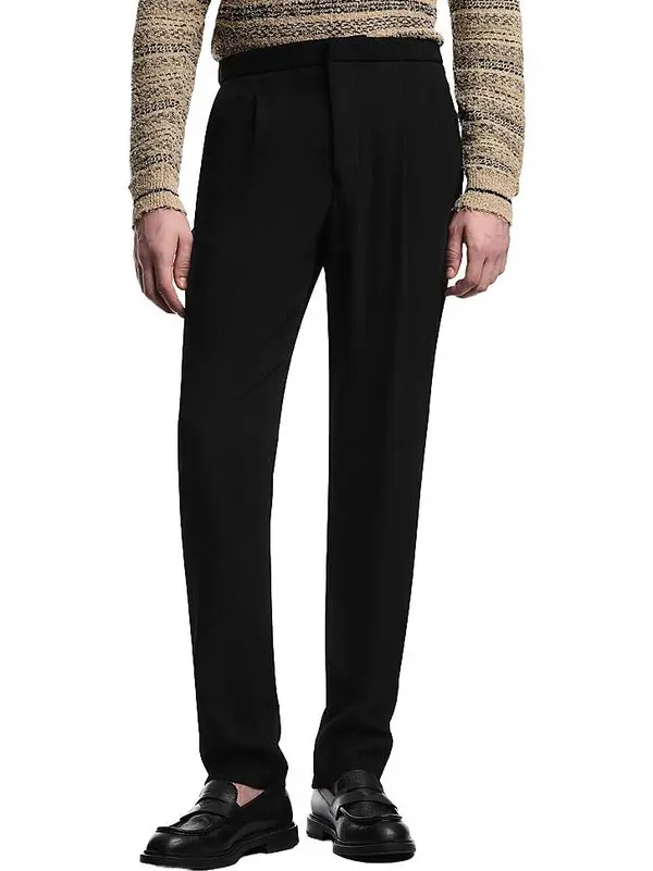 Emporio Armani Gabardine Trousers - Black