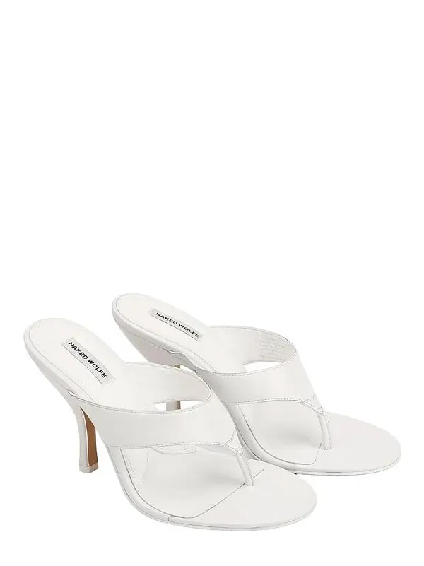 NAKED WOLFE Martine Heels - White
