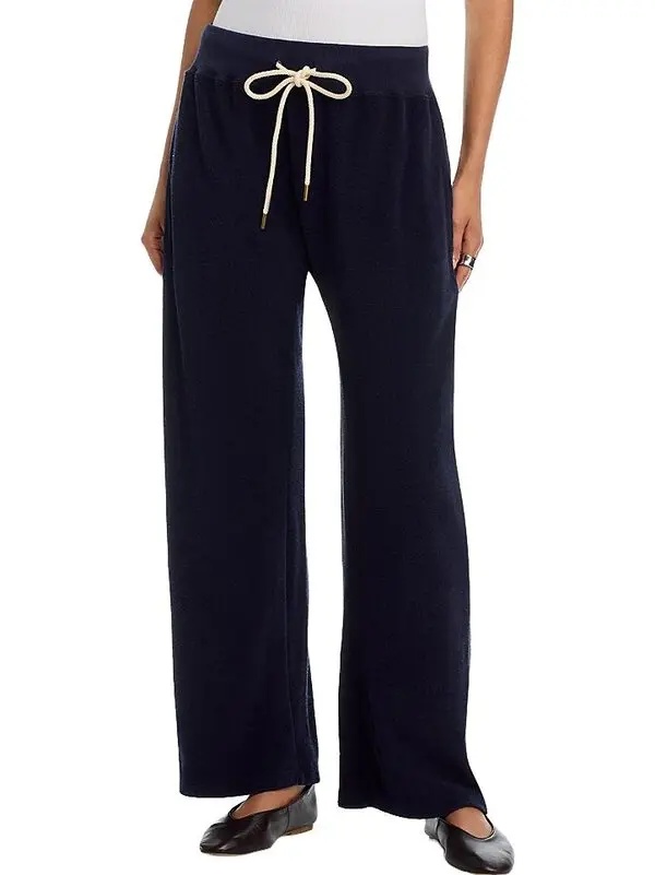 The Great. Micro Terry Horseshoe Sweatpants - Navy