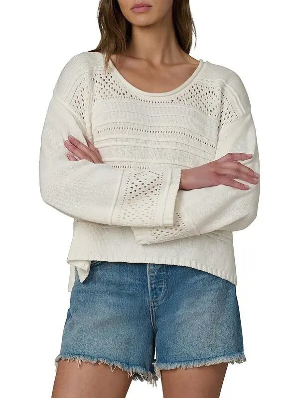 Joe's Jeans The Lola U Neck Sweater - Ecru