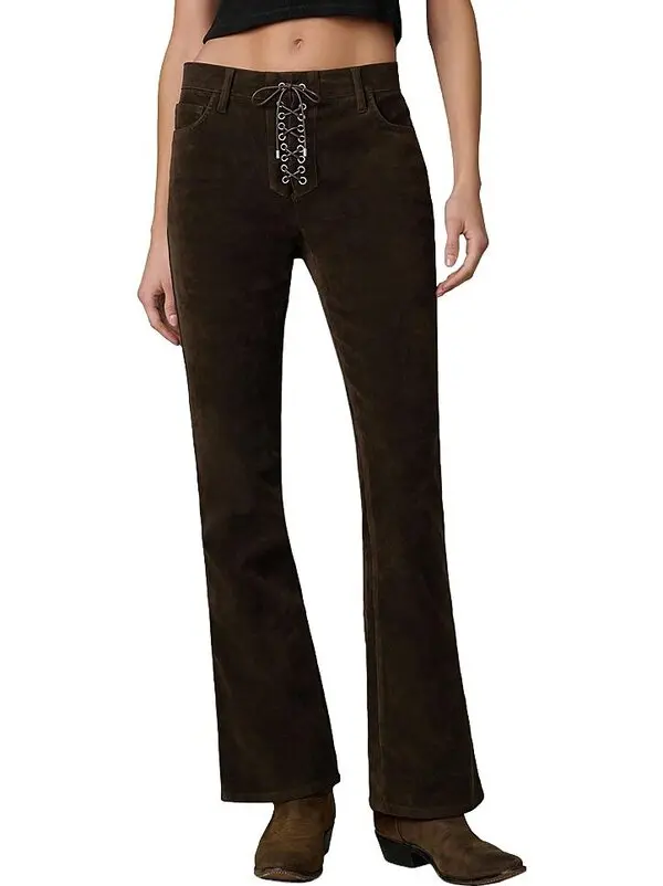 Joe's Jeans The Ralph Faux Suede Bootcut Jeans - Dark Chocolate