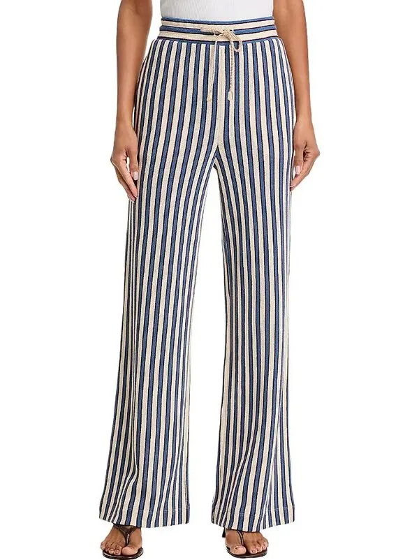 Veronica Beard Zosia Pants - Ecru Bluefin Multi