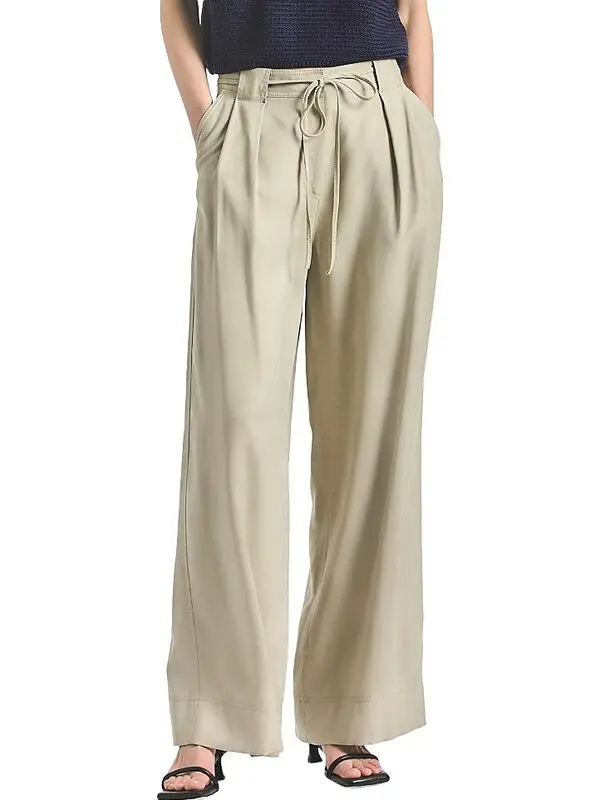 Derek Lam 10 Crosby Archer Twill Pants - Silver Sage