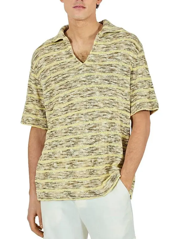 KROST Color Striped Knit Polo - Multi