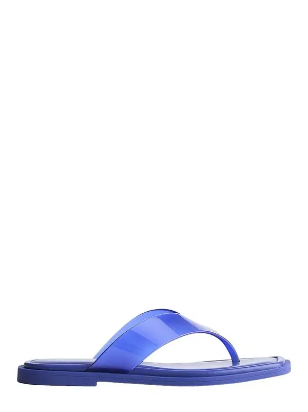 Rag & Bone Gracie Jelly Thong Sandals - Deep Blue