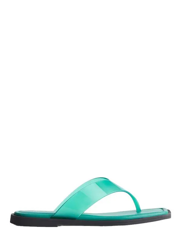 Rag & Bone Gracie Jelly Thong Sandals - Emerald