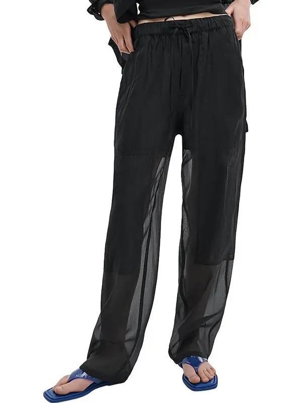 Rag & Bone Atlas Organza Pants - Black