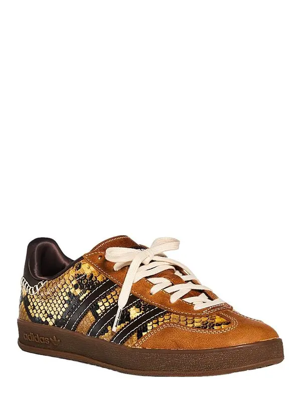 WALES BONNER X ADIDAS Gazelle Snake Embossed Sneakers - Supcol/dark Brown