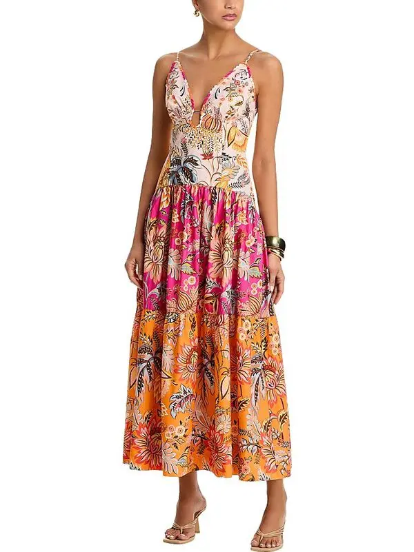 Farm Rio Ligia Maxi Dress - Ligia Floral