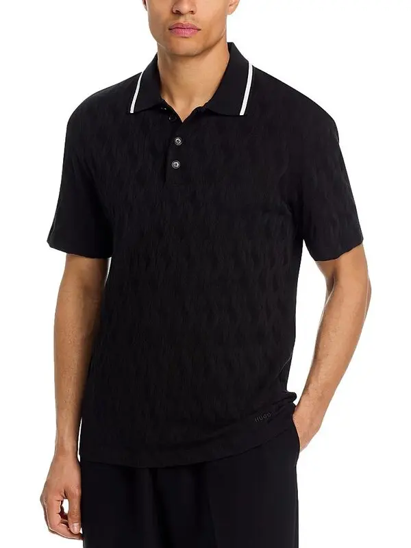 Hugo Dunik Polo Shirt - Black