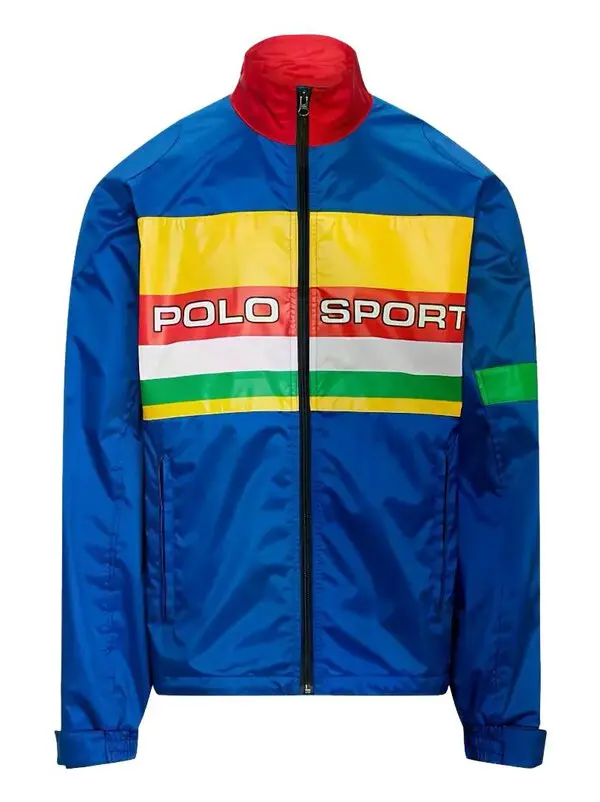 Polo Ralph Lauren Logo-print Ripstop Jacket - Blue