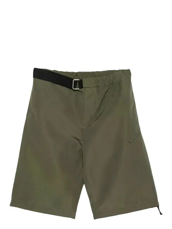 PEACEMAKER OAMC Belted Shorts - Green