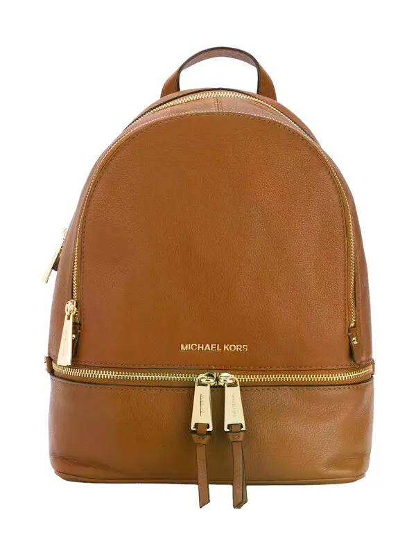 Michael Kors Double-zip Backpack - Brown