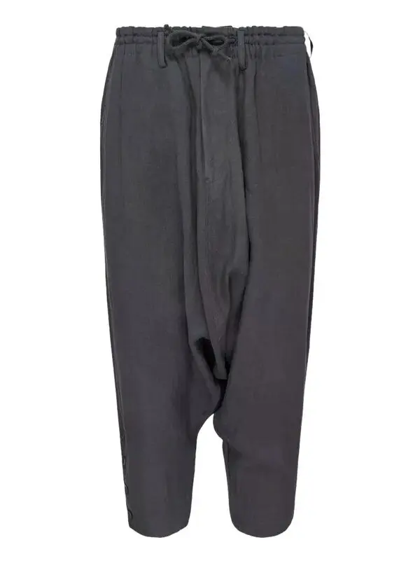 Yohji Yamamoto Drop-crotch Sarouel Trousers - Grey