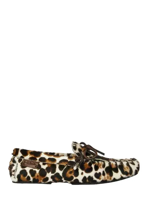 Paul Smith Sonna Animal-print Loafers - Neutrals
