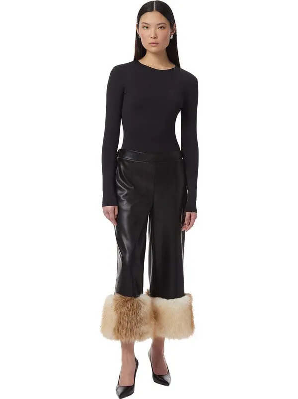 Apparis Re Bobbie Pants - Noir/beige Multi