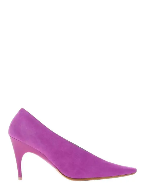 Balenciaga Duchesse Heeled Pumps - Purple