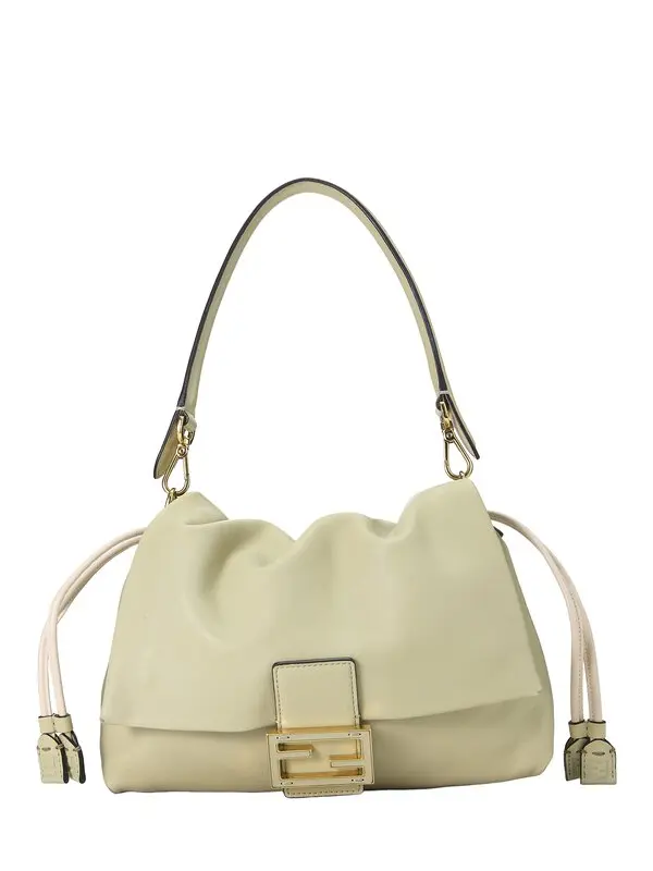 Fendi Leather Mama Baguette - Green