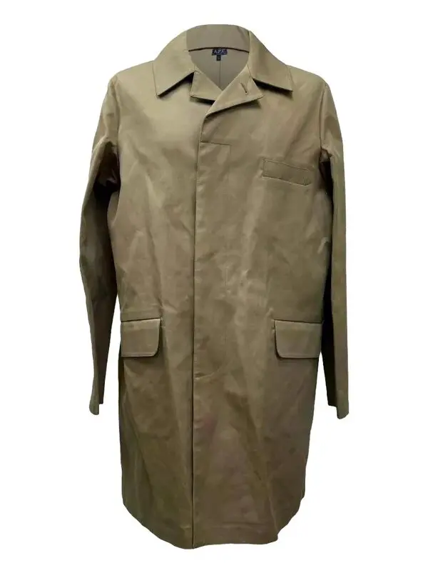 A.p.c. Hidden-closure Raincoat - Neutrals