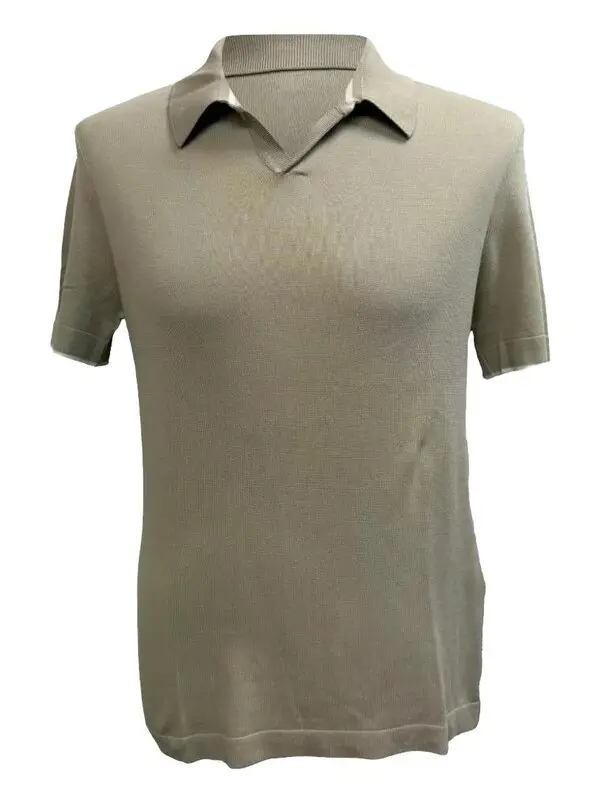 JIL SANDER Knitted Short-sleeve Polo Shirt - Neutrals