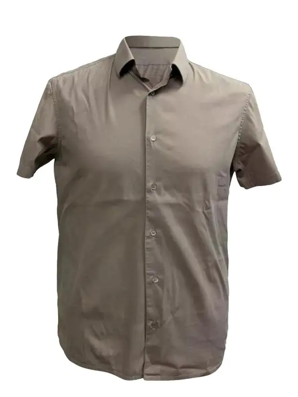 Miu Miu Button-down Short-sleeve Shirt - Neutrals