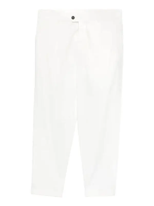 Eleventy Pleated Trousers - White