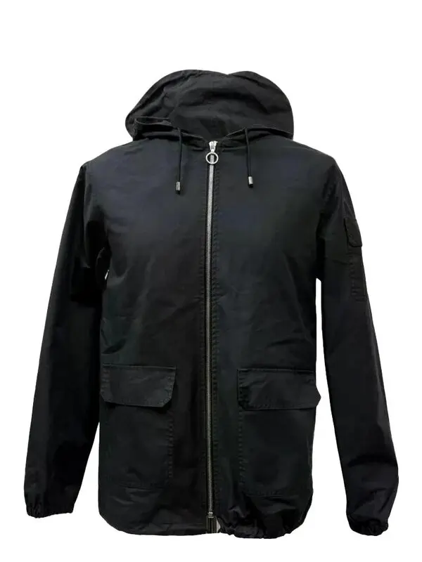 A.p.c. Zipped Hooded Jacket - Black