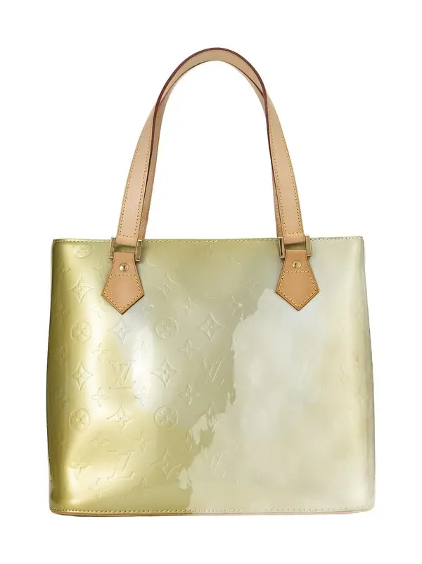 LOUIS VUITTON Monogram Vernis Houston Tote - Green