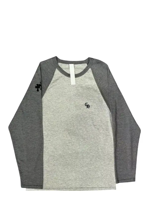 Chrome Hearts Cross-patch Raglan-sleeve T-shirt - Grey