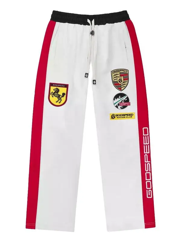 GODSPEED Grc Side-stripe Track Pants - White