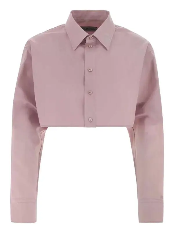 Balenciaga Cropped Shirt - Pink