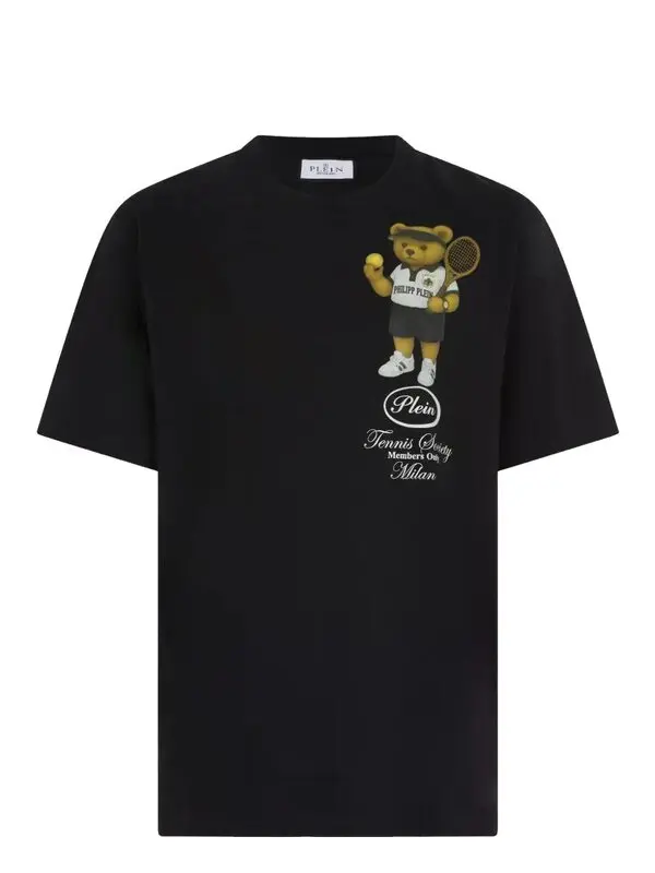 Philipp Plein Crew-neck Graphic T-shirt - Black