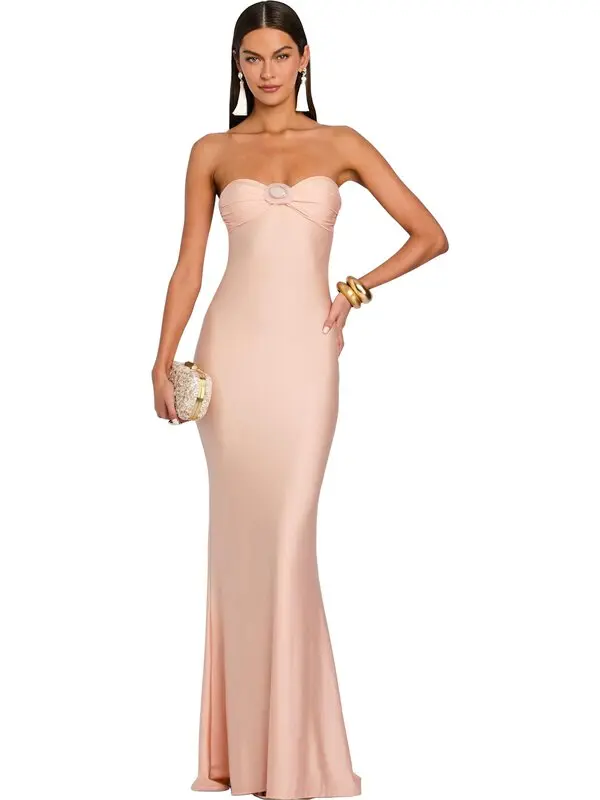 SHANI SHEMER Rose Maxi Dress - Pink Blush