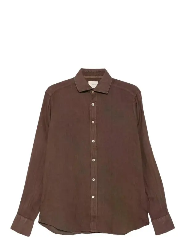TINTORIA MATTEI 954 Long-sleeve Shirt - Brown