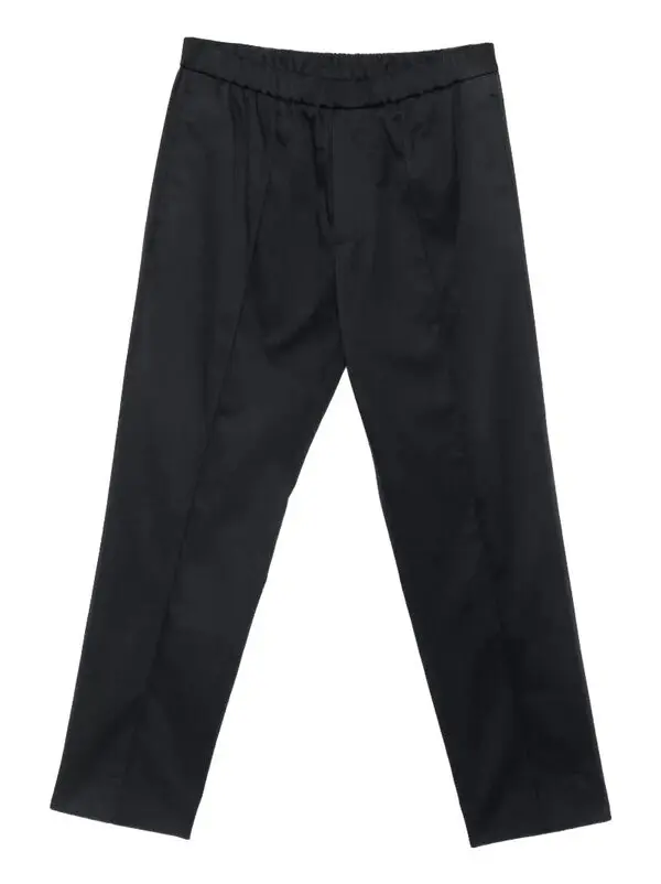 PAOLO PECORA Elasticated Waist Trousers - Black