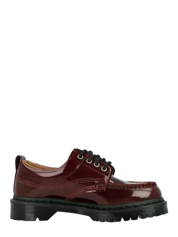 Dr. Martens Lowell Leather Oxford Shoes - Red