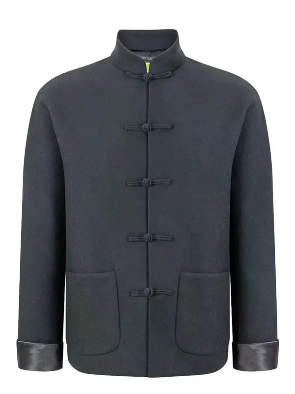 Shanghai Tang Frog-fastening Jacket - Grey
